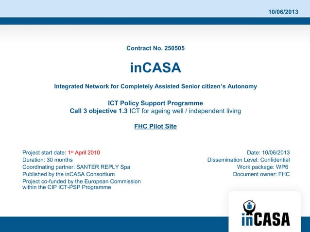 Los aspectos sociales del Proyecto inCASA - FHC | PPT