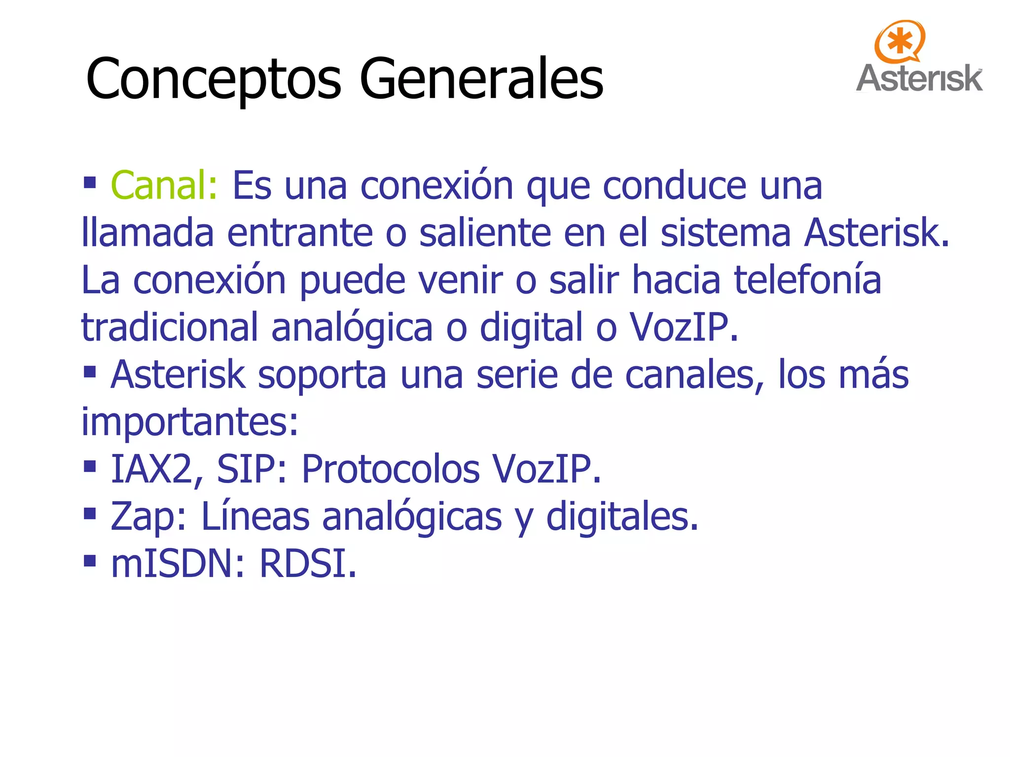 03.Asterisk Anexos Y Uso BáSico | PPT