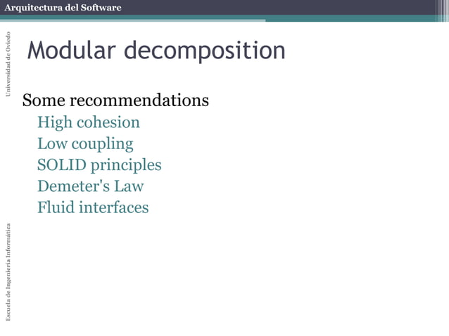 Software Architecture Taxonomies - modularity | PPTX