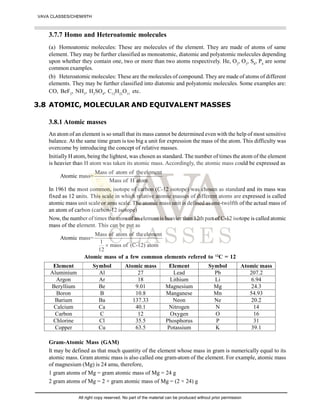 class 9 science chapter 3 atoms and molecules pdf | PDF
