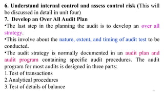 03 Auditing CH 3.ppt materials for audit | PPT