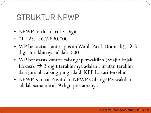 Npwp&Pkp | PPT