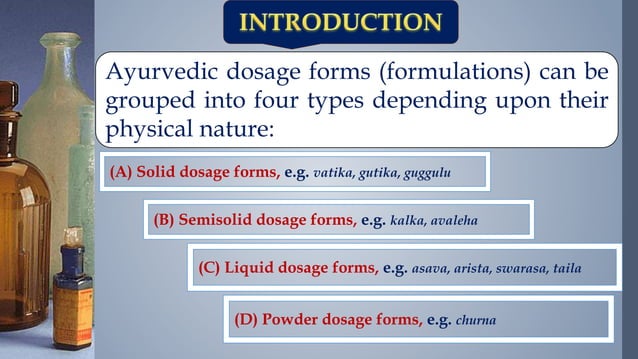 03 b. Preparation and Standardization of Ayurvedic Formulation | PPT ...