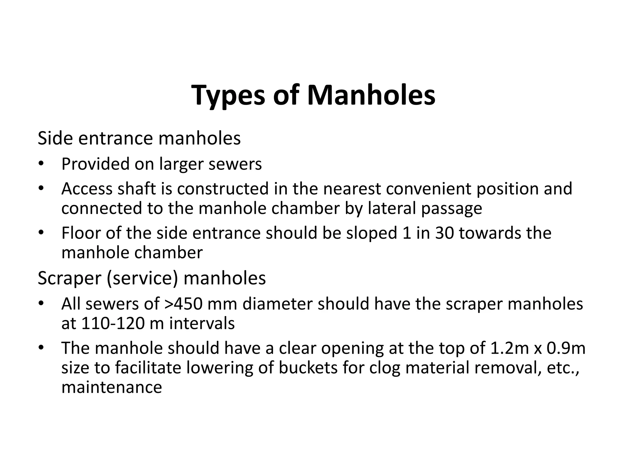 Sewer Appurtanances | PPTX