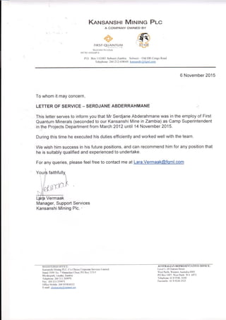 Fqml reference letter | PDF