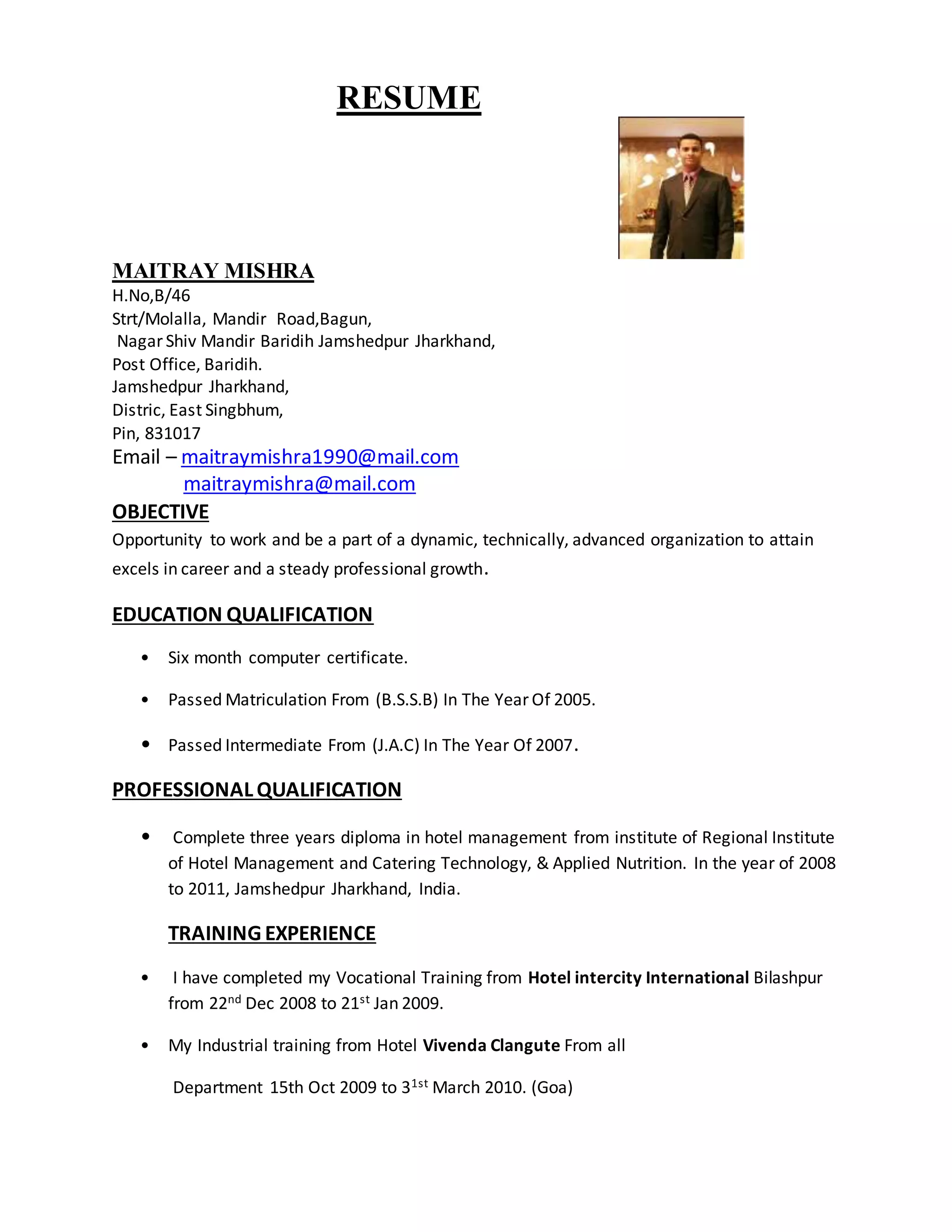 My Resume | DOCX
