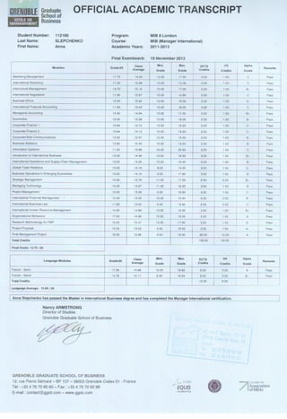 Diploma&Grades_GGSB (1) | PDF