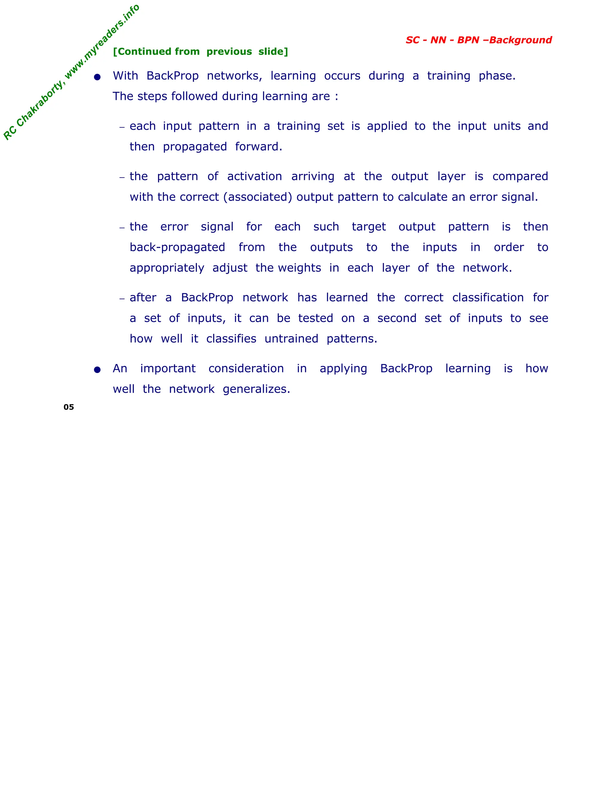 Back Propagation Network (Soft Computing) | PDF