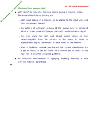 Back Propagation Network (Soft Computing) | PDF