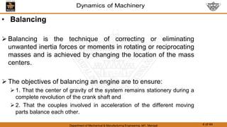03 Balancing of Machinery Ppt(1).pdf . | PDF