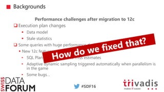 Retour d'expérience d'un environnement base de données multitenant | PPTX | Databases | Computer ...