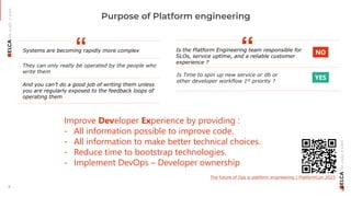 BATbern54 Build & Run on the same platform, embracing Platform ...