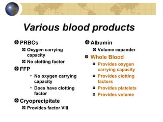 03 battlefield blood transfusion | PPT