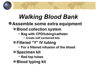 03 battlefield blood transfusion | PPT