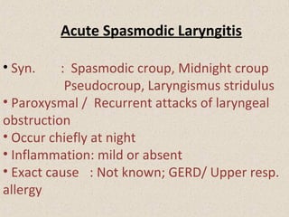 03 benign disease of larynx | PPT