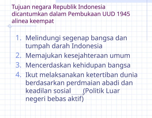 Pengertian negara, unsur negara, dan tujuan negara | PPT