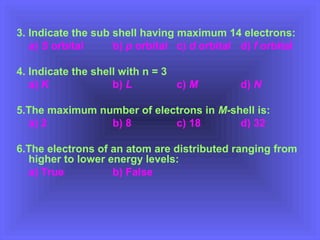 03b electronic structure of atoms | PPT