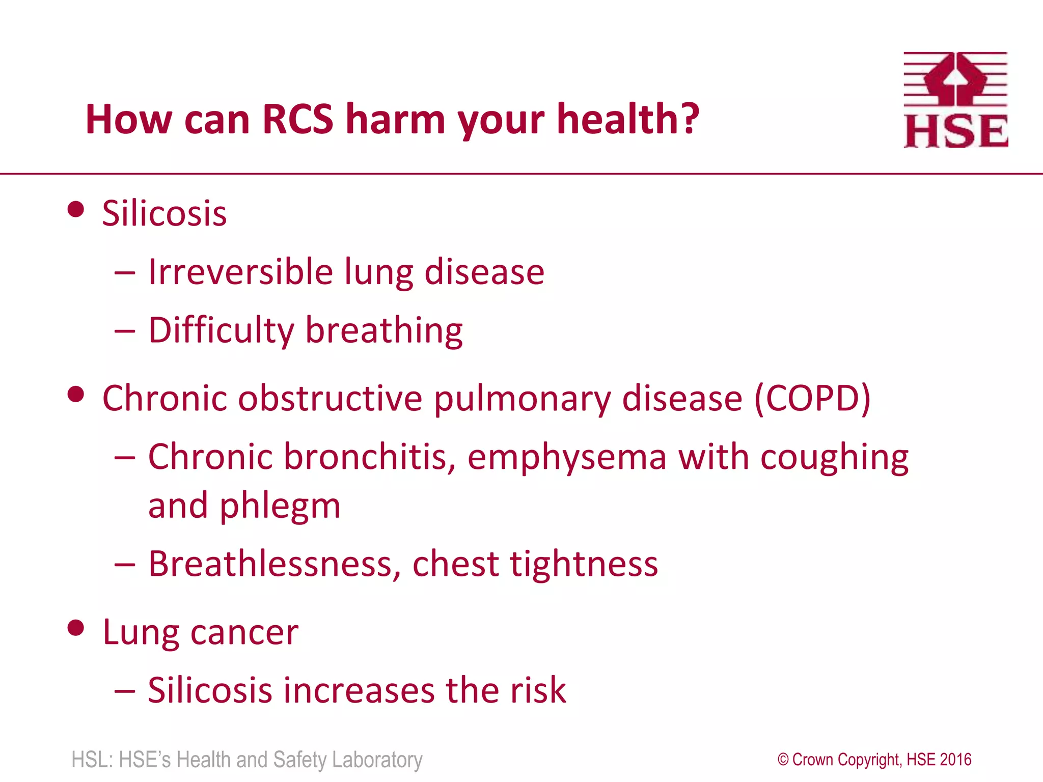 Dust and the selection and use of RPE | PPTX