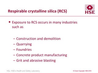 Dust and the selection and use of RPE | PPTX