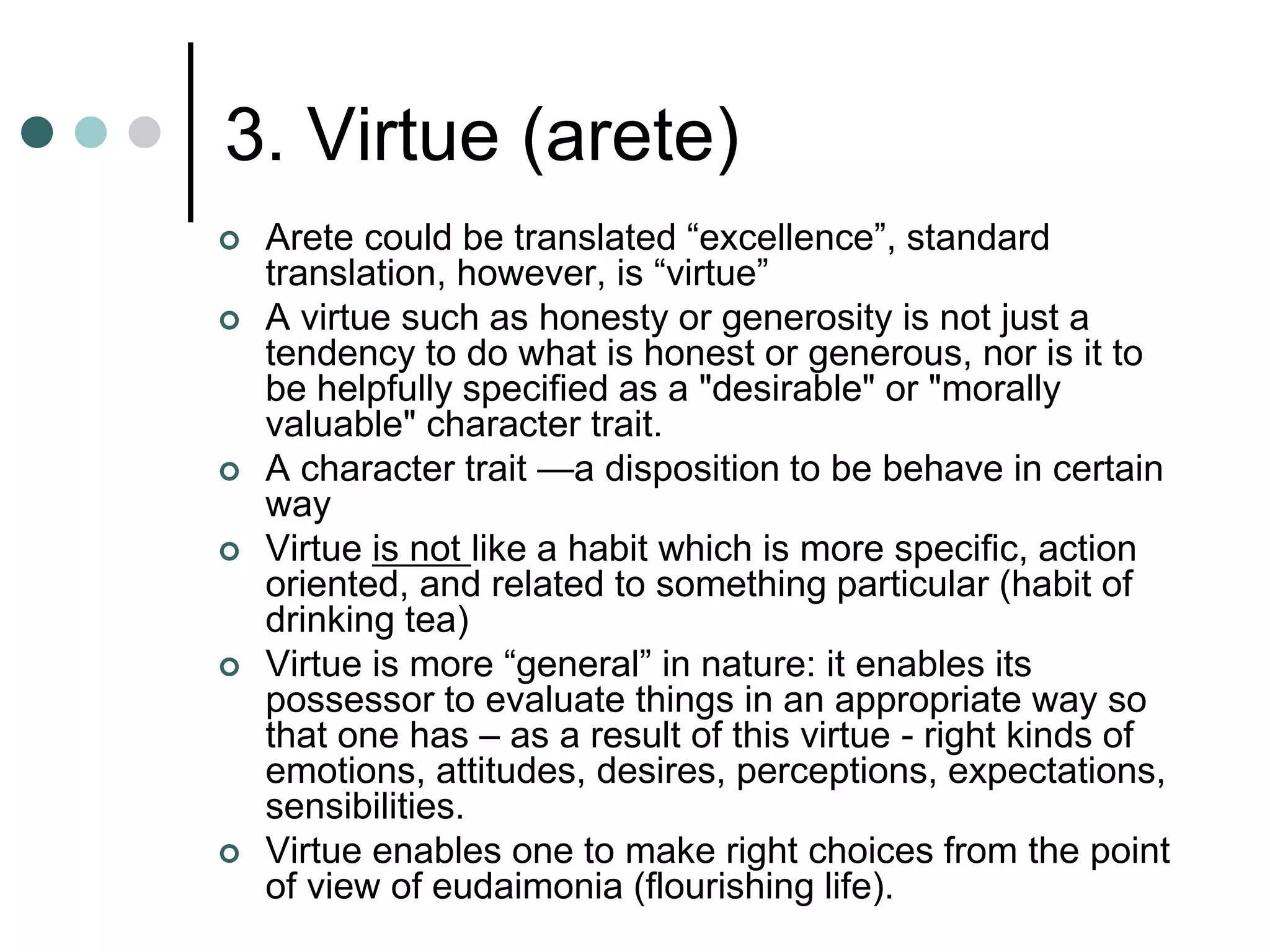 Aristotelian virtue ethics | PPTX