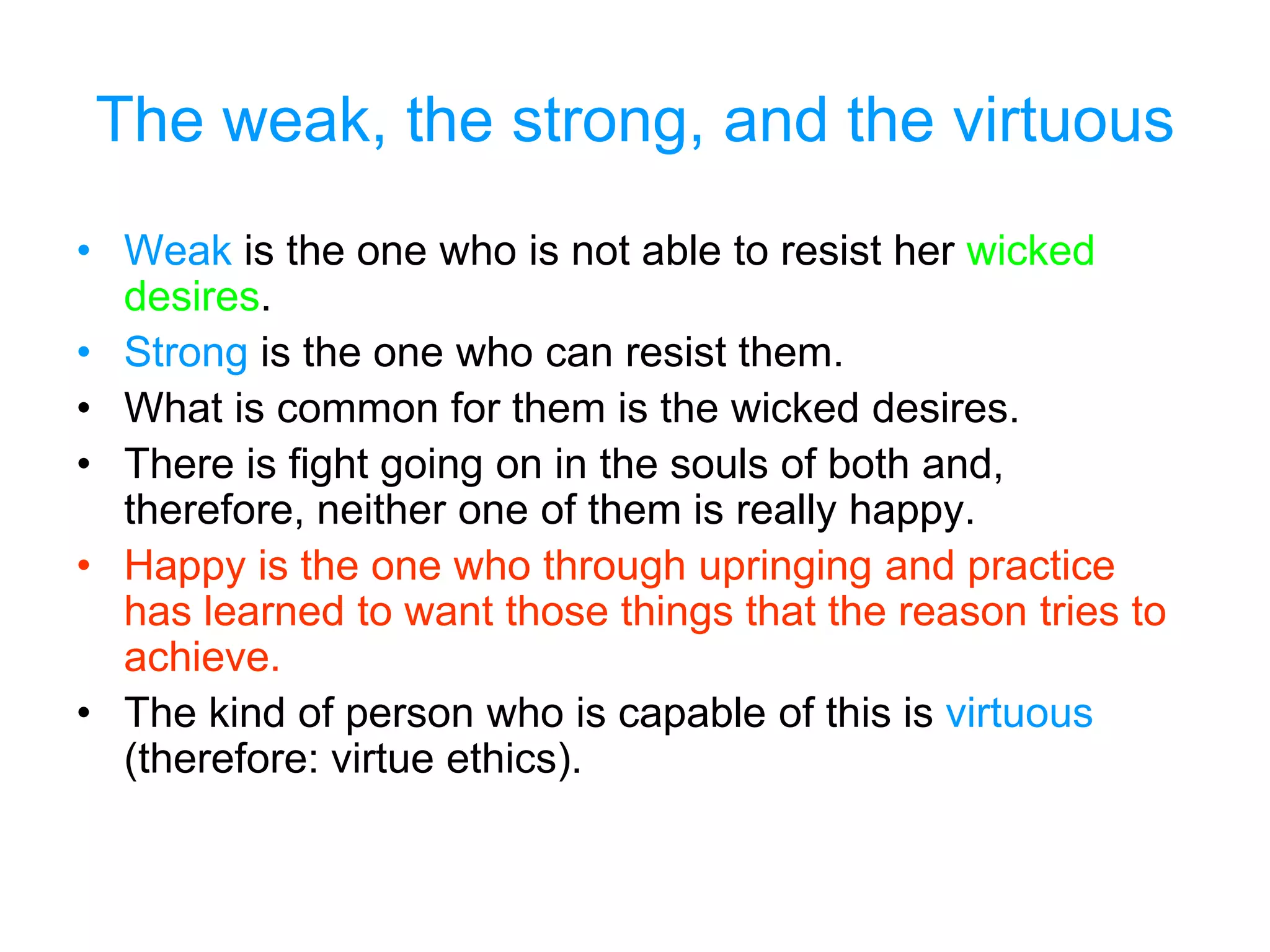 Aristotelian virtue ethics | PPTX