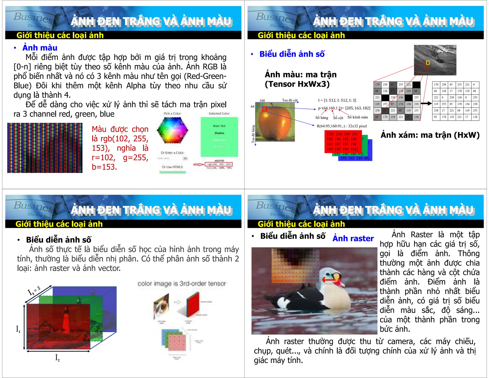 03_C2-Thu nhan anh_BIEU DIEN ANH.pdf IUH KHMT | PDF