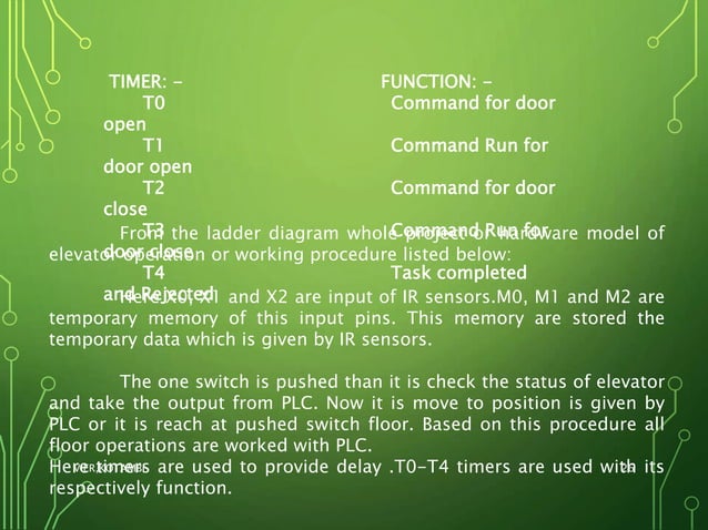 PLC BASED ELEVATOR PPT(GROUP-1) | PPTX