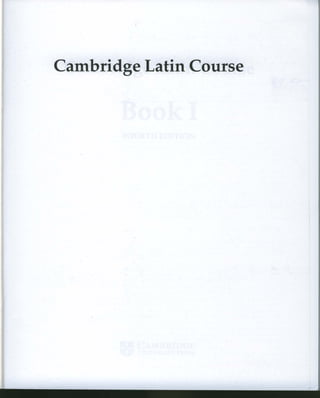 Cambridge latin course book -1 | PDF