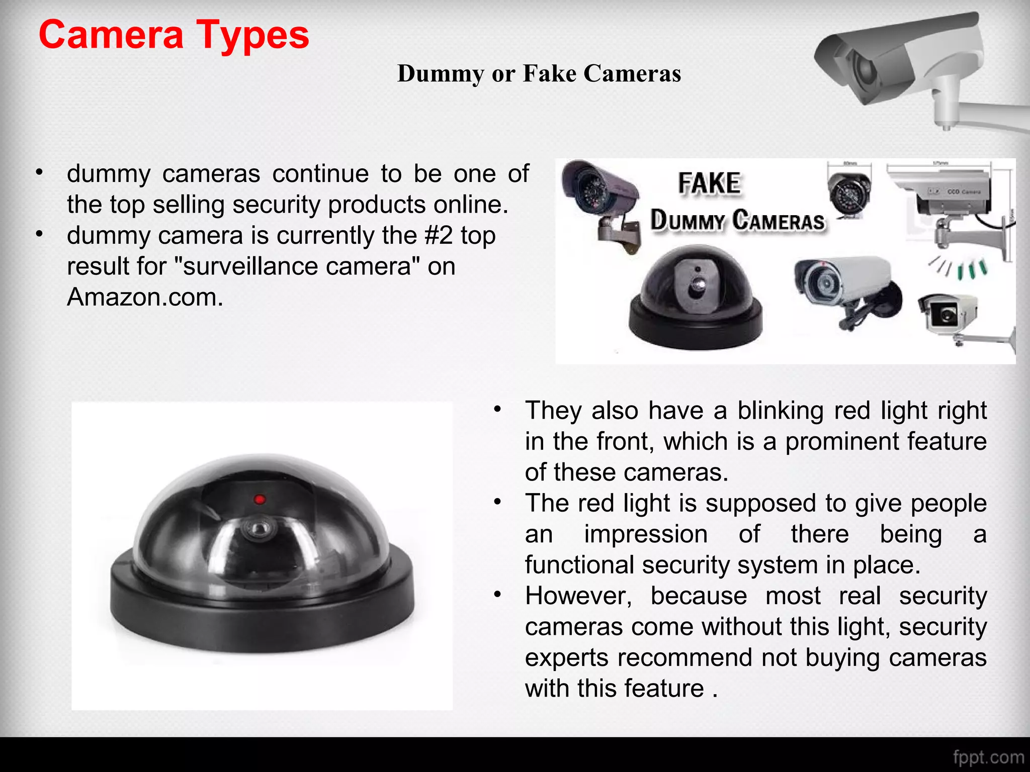 03 CCTV camera types | PPT
