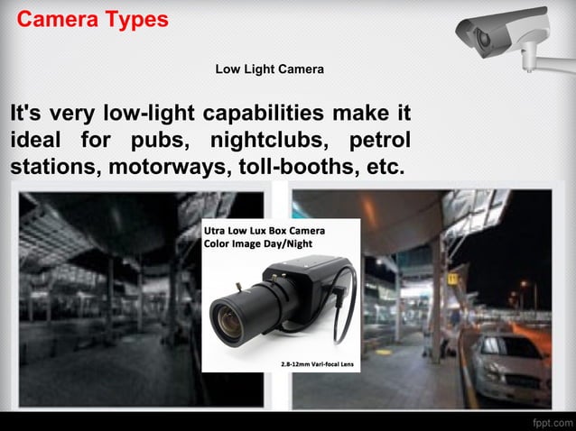 03 CCTV camera types | PPT