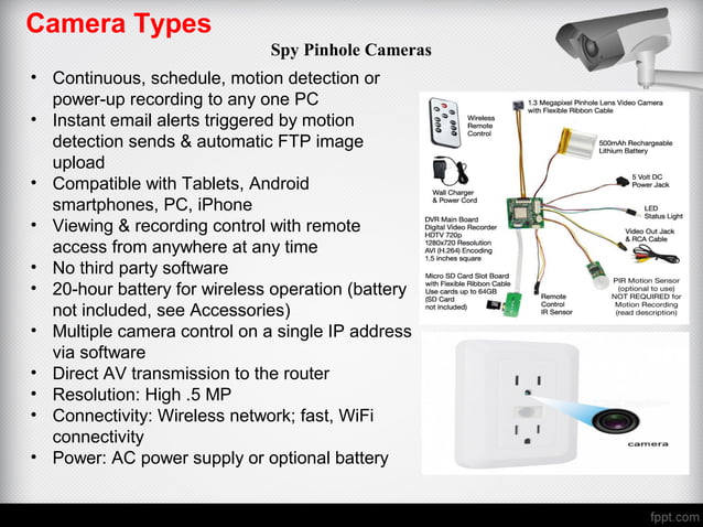 03 CCTV camera types | PPT