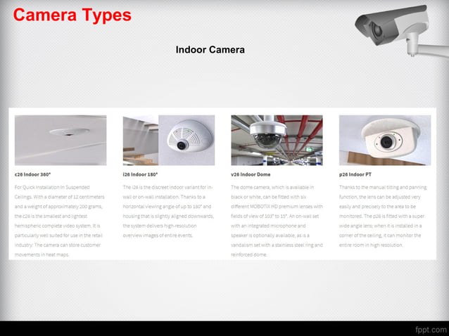 03 CCTV camera types | PPT
