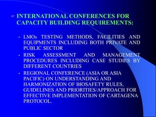 03 capacity building in biosafety | PDF
