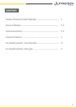 Comprehensive Catalog of Solar Street Lighting Solutions | PDF