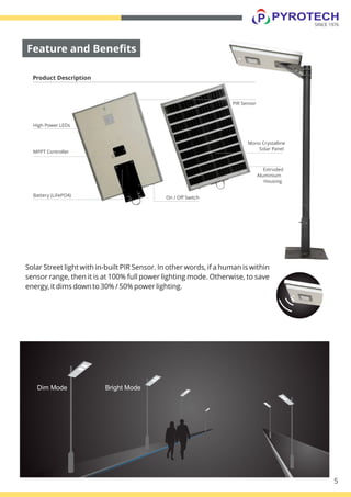 Comprehensive Catalog of Solar Street Lighting Solutions | PDF