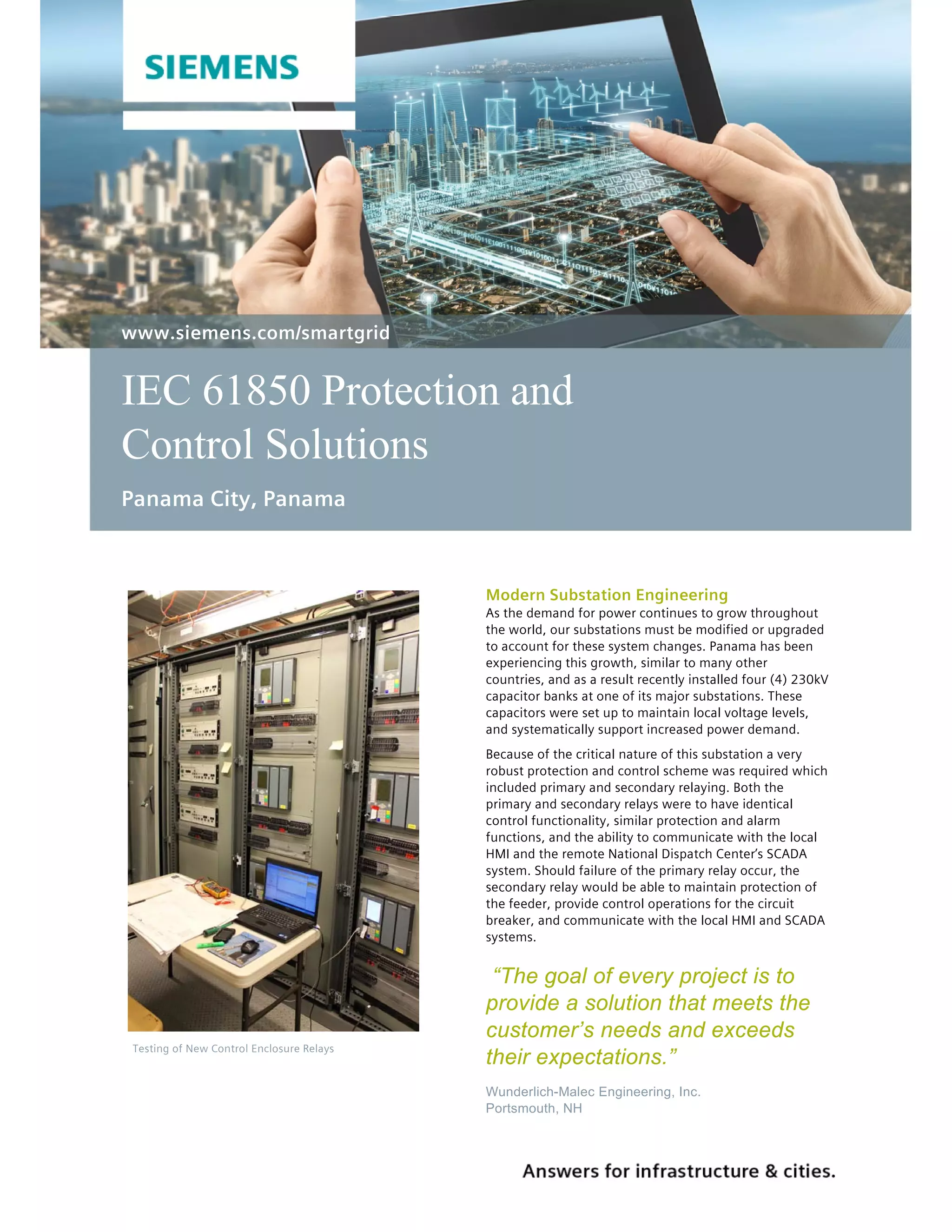 WM Siemens IEC 61850 Flyer 081914 | PDF