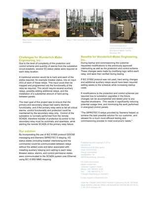 WM Siemens IEC 61850 Flyer 081914 | PDF