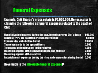 03 chapter 4 deductions from gross estate part 01 | PPT