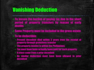 03 chapter 4 deductions from gross estate part 02 | PPT