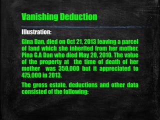 03 chapter 4 deductions from gross estate part 02 | PPT