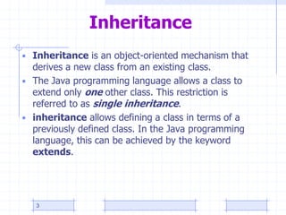 03_chapter_inheritance for java OOP Design | PPT