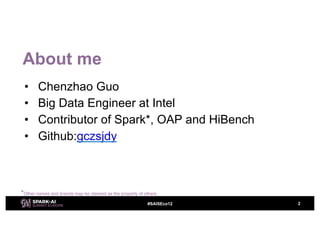 Spark SQL Adaptive Execution Unleashes The Power of Cluster in Large Scale with Chenzhao Guo and ...