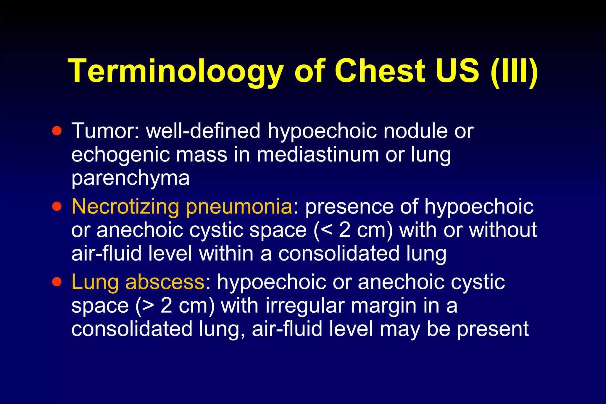 03 chest ultrasound | PPT