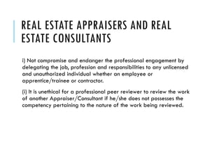 Code of Ethics and Responsibilities of Real Estate Practitioners | PDF