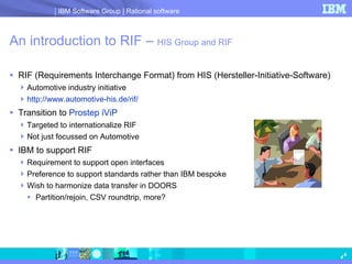 DOORS RIF Capability | PPT