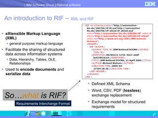 DOORS RIF Capability | PPT