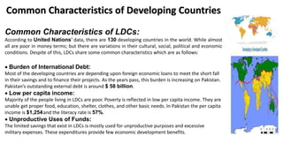 03 common characteristics of developing countries | PPTX