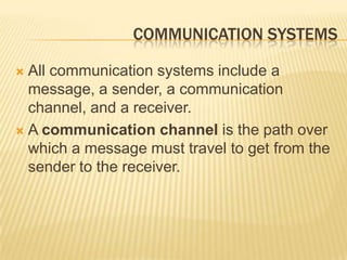Communication Systems | PPTX