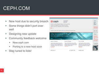 Ceph Day Seoul - Community Update | PPT