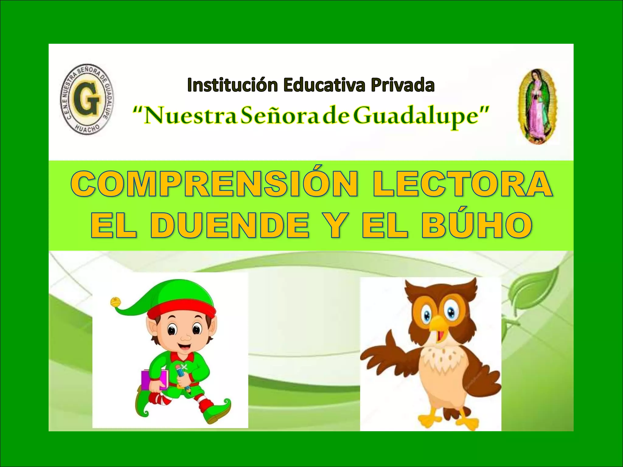 03 comprension lectora el buho | PPTX